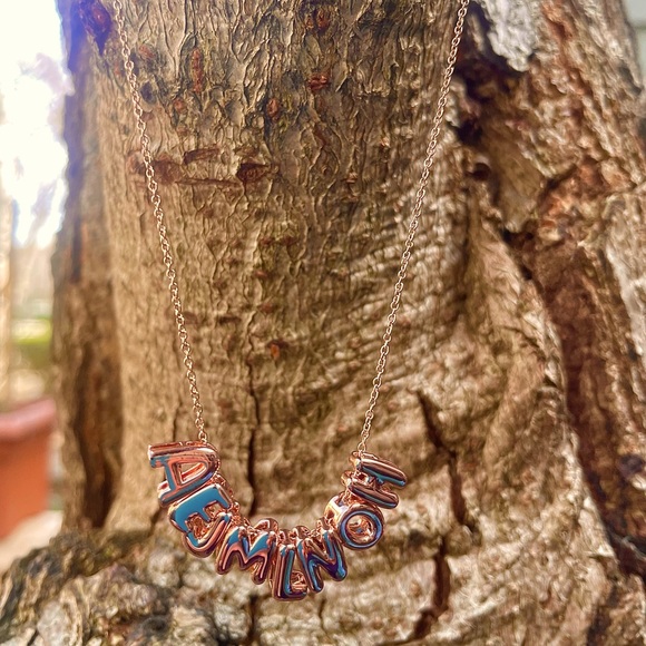 Bejeweled Helen | Jewelry | New Tiny Ballon Letters Necklace | Poshmark